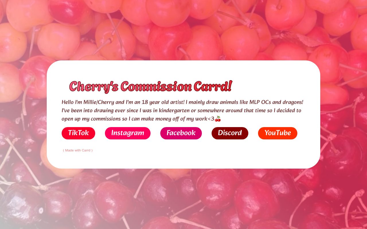 Cherry's Commissions